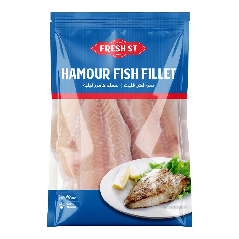 Fresh Street Hamour Fish Fillet - Frozen Fish Snacks, 500g