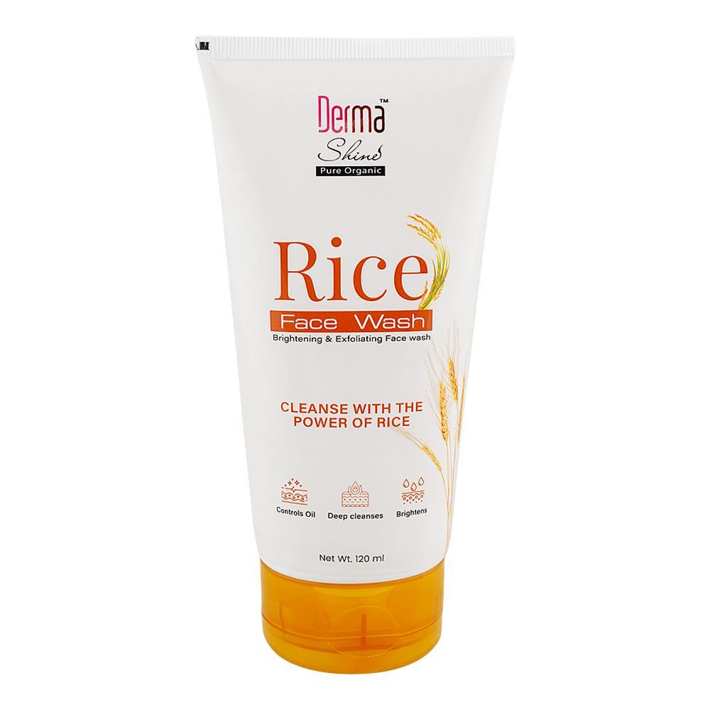 Derma Shine Rice Face Wash, 120ml