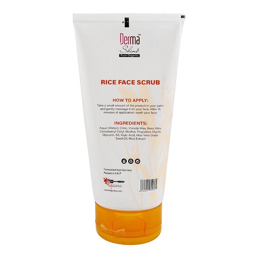 Derma Shine Rice Face Scrub, 120ml