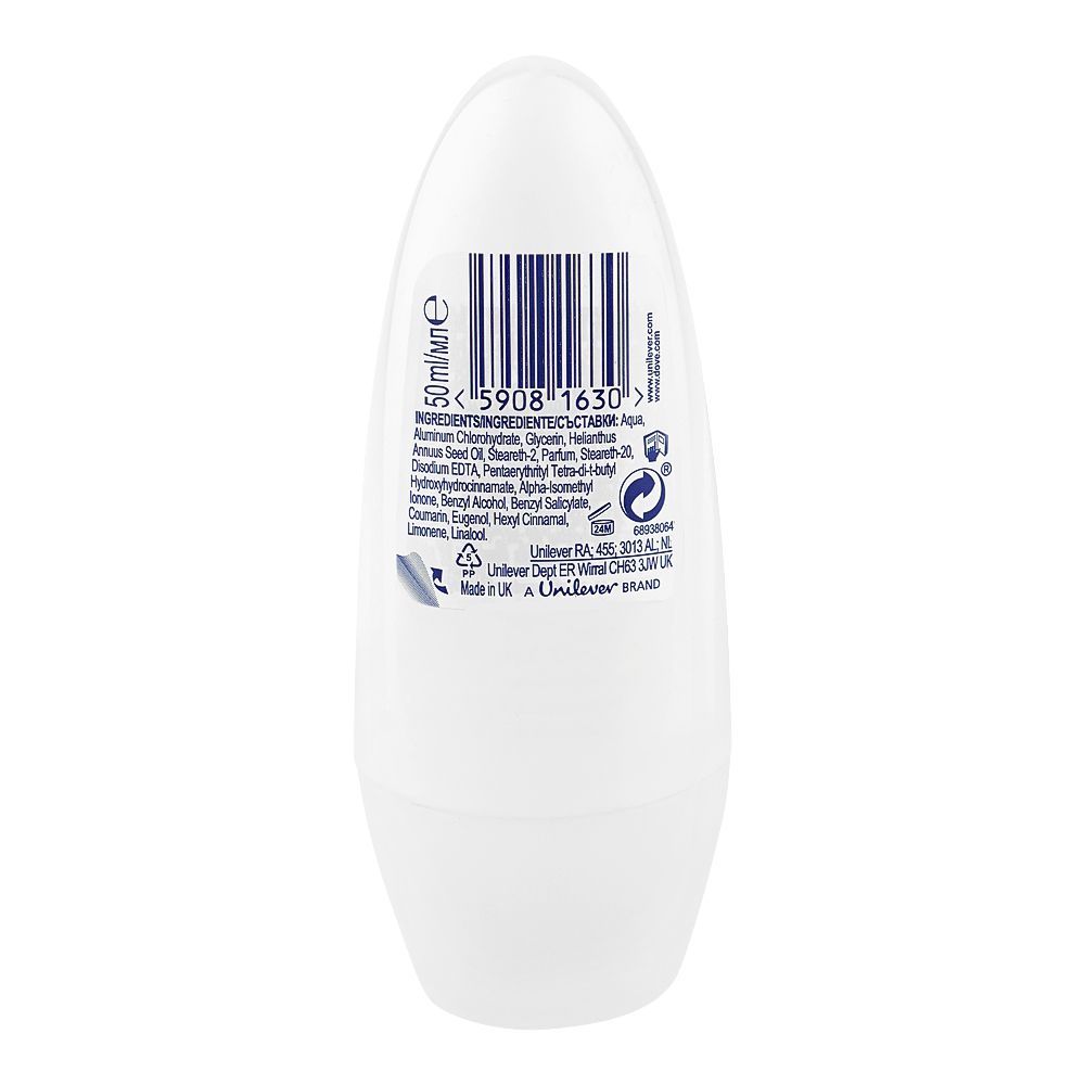 Dove Nourishing Secrets Anti-Perspirant Deodorant Roll-On, Coconut & Jasmine Flower Scent, 50ml