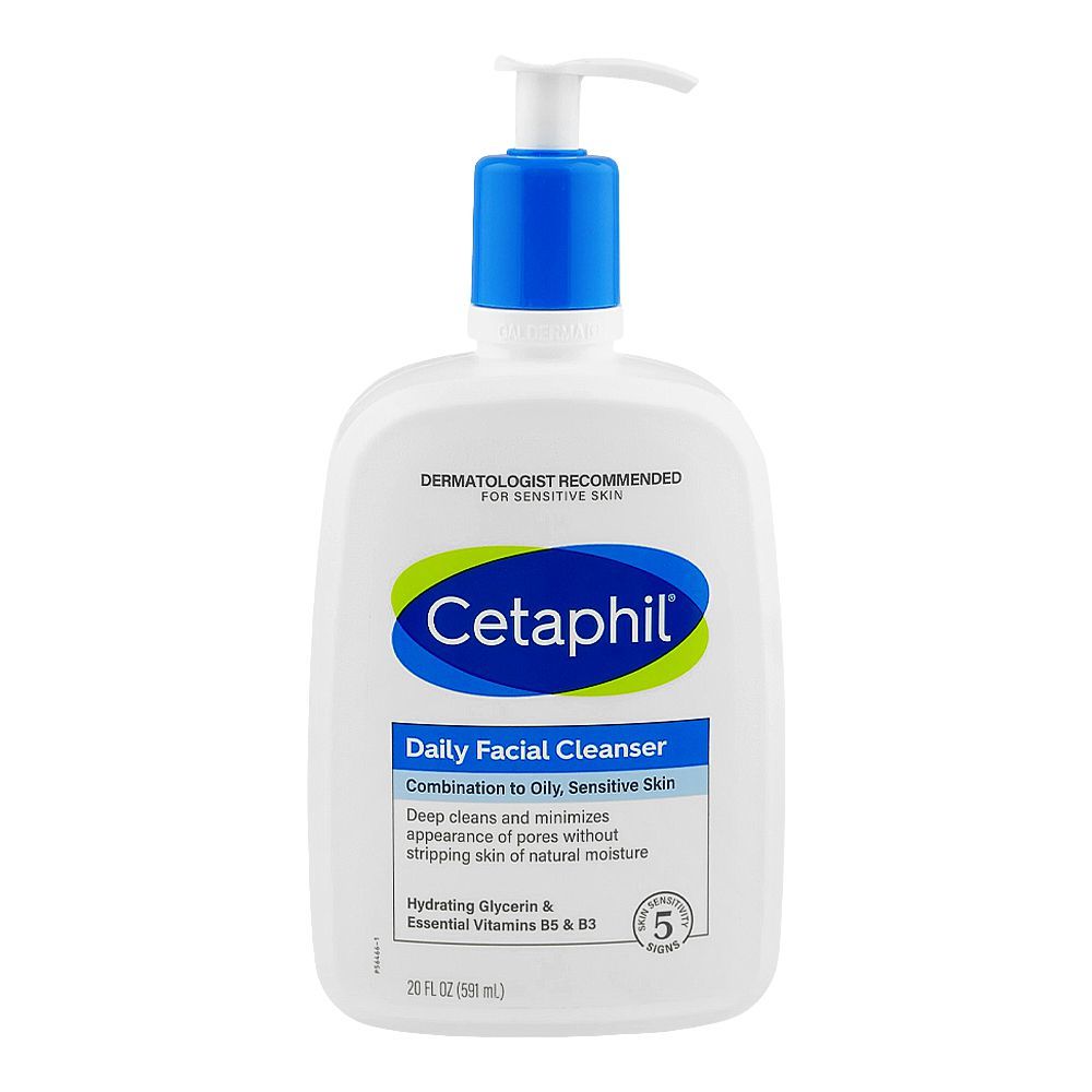 Cetaphil Daily Facial Cleanser Face Wash, For Combination To Oily ...
