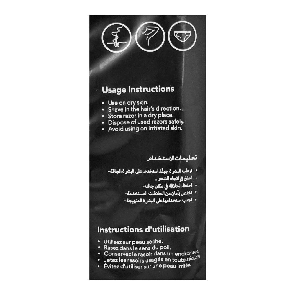 Treet Tidy Disposable Body Razors, 4+1-Pack