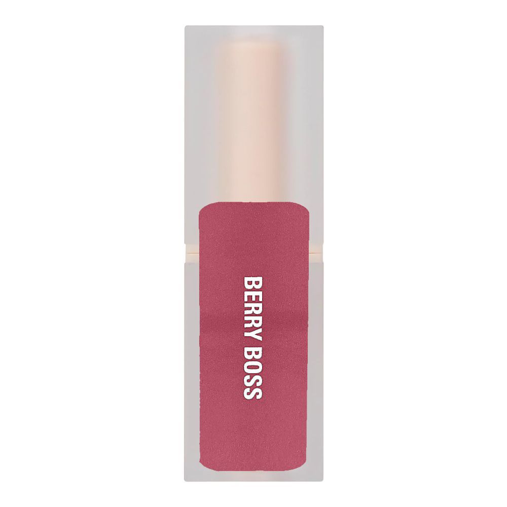 Makeup Revolution Lip Allure Satin Lipstick, 3.2g, Berry Boss