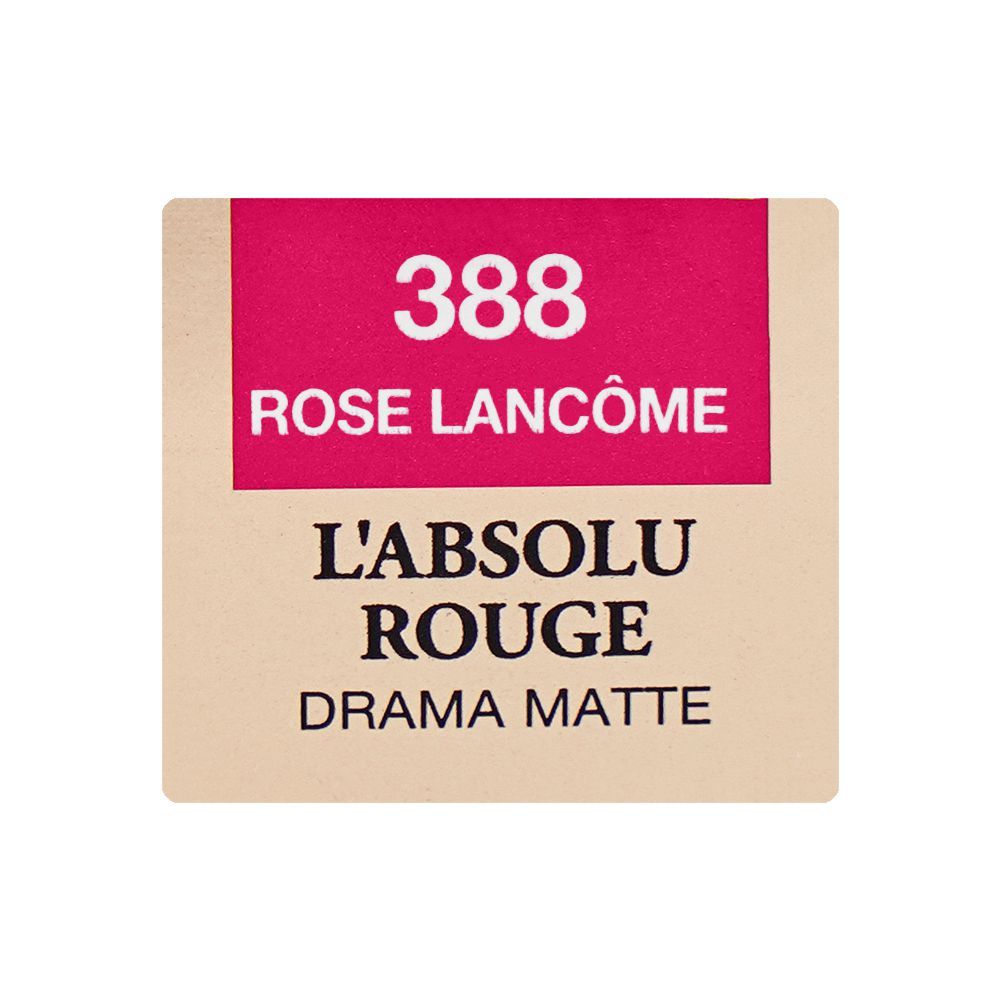 Lancome Paris L'Absolu Rouge Drama Matte Lipstick, 3.4g, 388 Rose Lancome