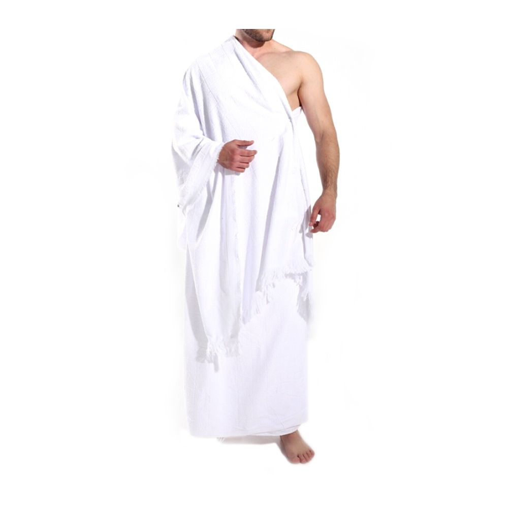 Terry Big Dabby Ihram/Ahram For Men, 45x90 inches, 1-Pack