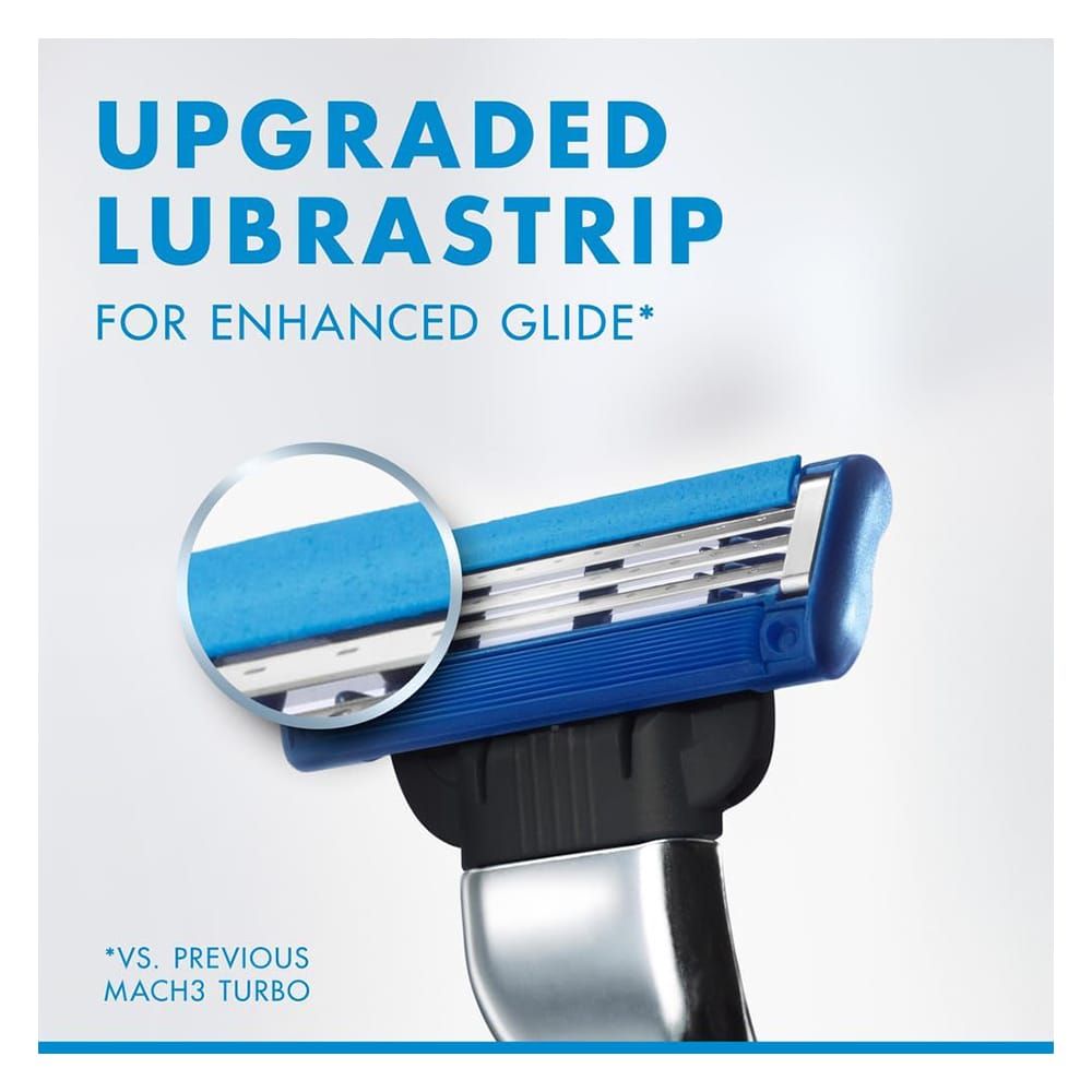 Gillette Mach3 Turbo 3D Ball Razor Handle With 6 Blades, Special Pack