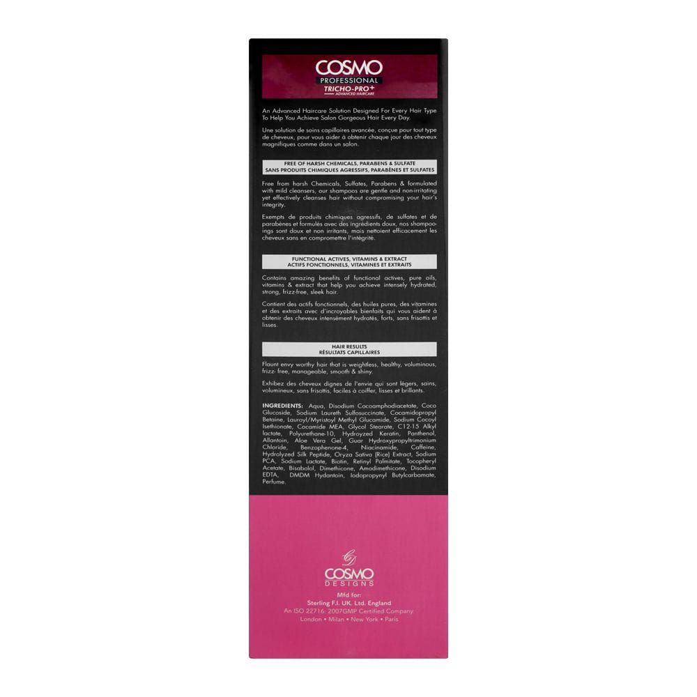 Cosmo Professional Color Protect Fade-Defy Shampoo, Sulphate & Paraben ...