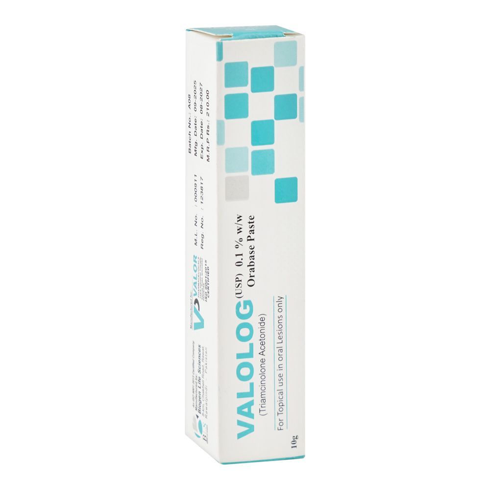 Valor Pharmaceuticals Valolog Orabase Paste, 10g