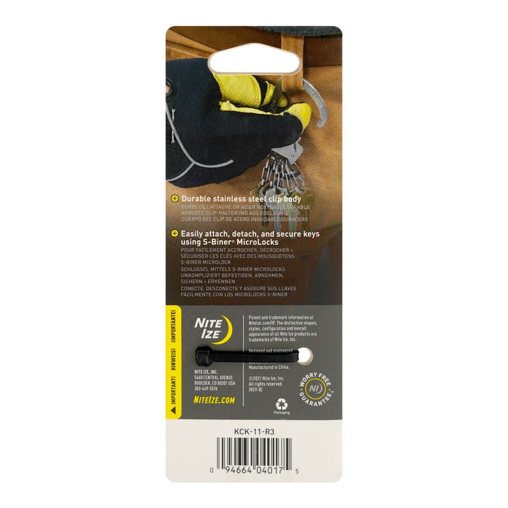 Nite Ize Slide Lock Key Rack, Stainless Steel Keychain Accessories ...