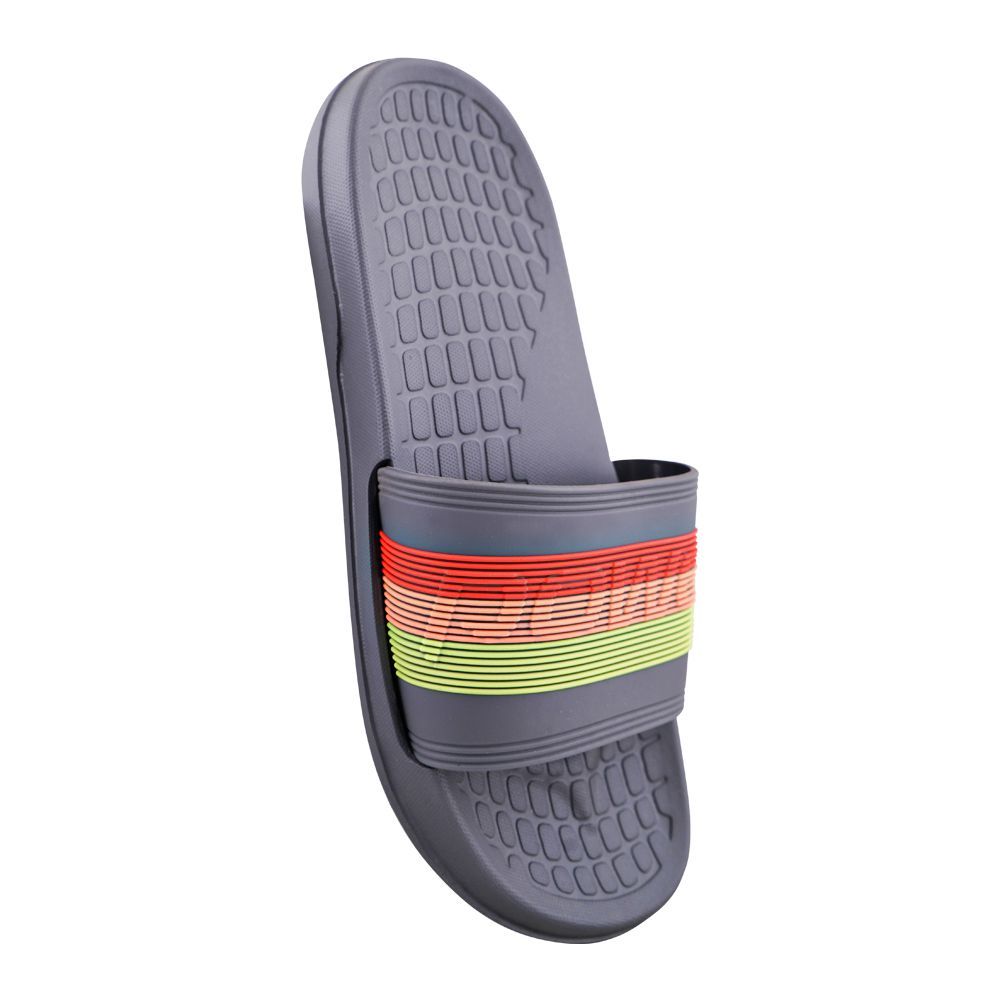 Bata Men's Rubber Slide Slippers, Red & Black, 8712072