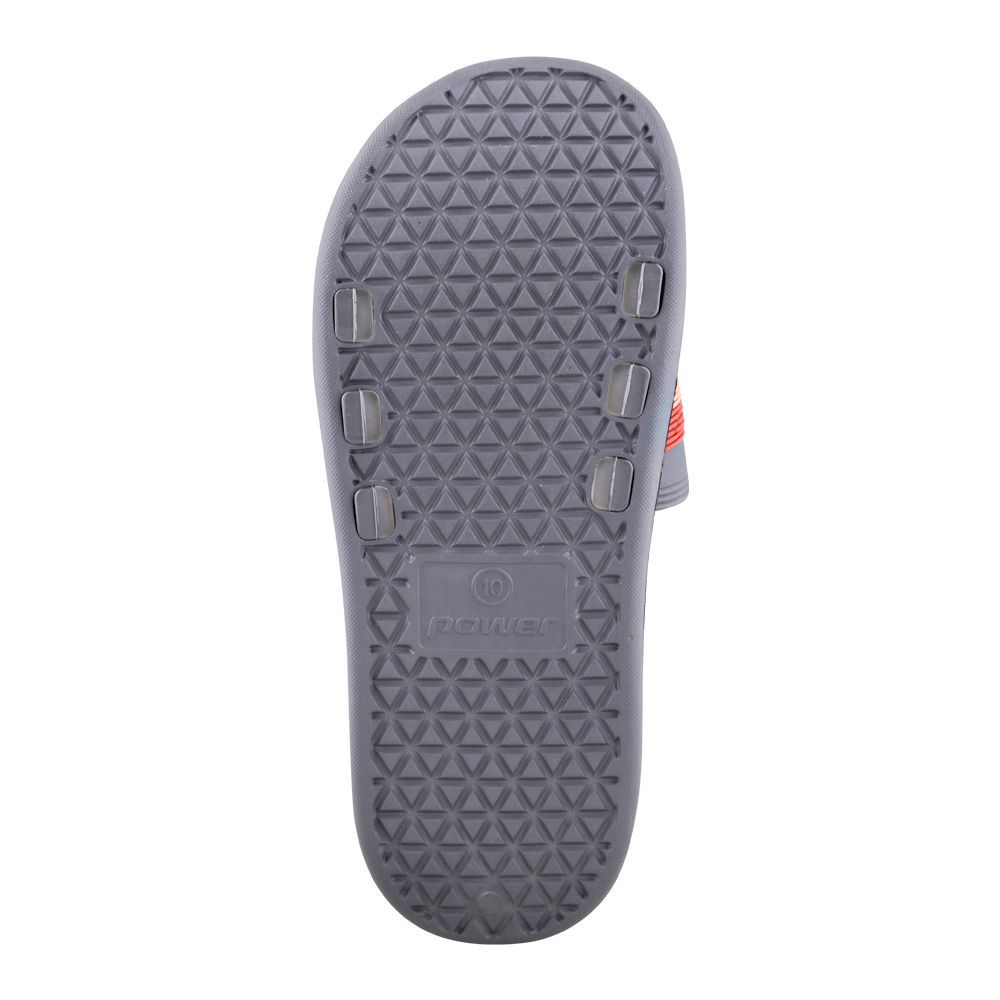 Bata Men's Rubber Slide Slippers, Red & Black, 8712072