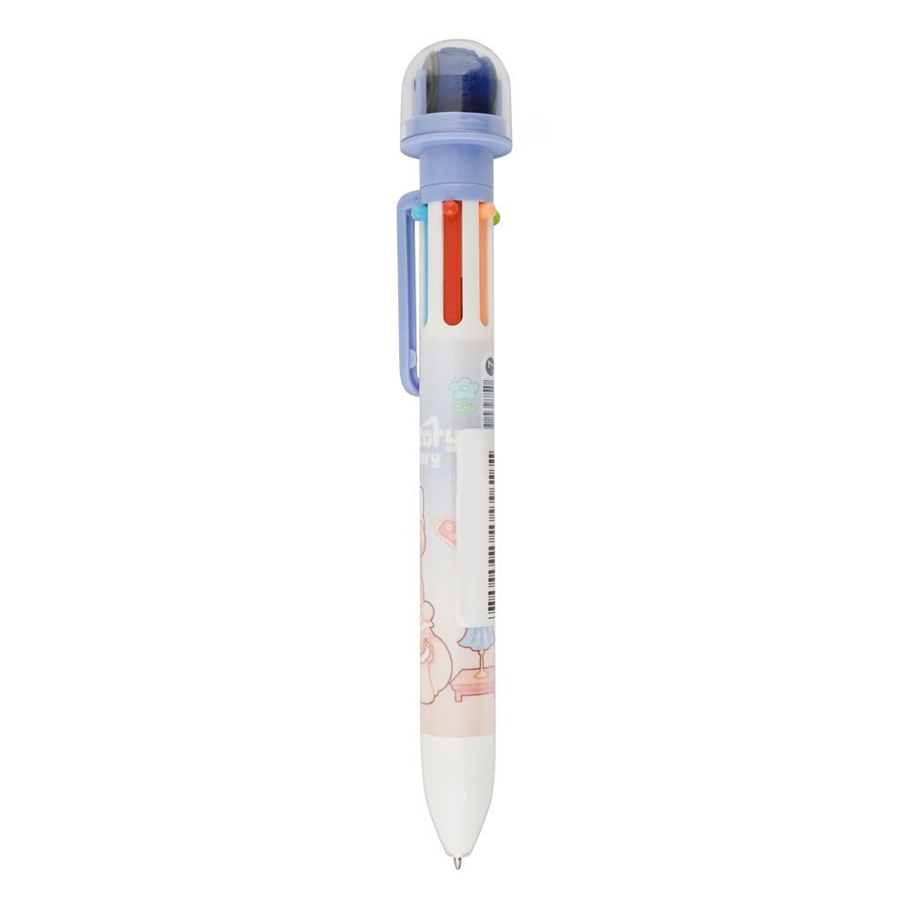 UBS Stamp Line Multicolor Ball Point Pen, 6 Colors, Blue, ADM-152326
