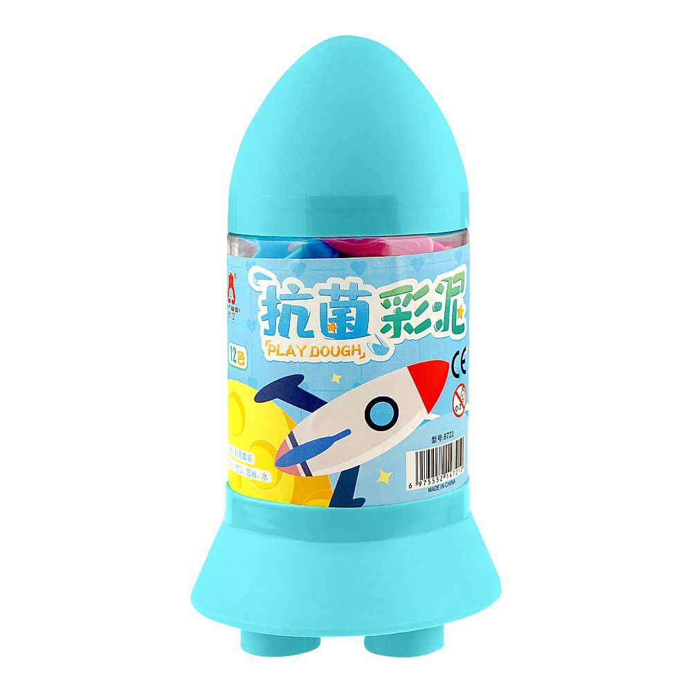UBS Play Dough Rocket Clay, Blue, 8721