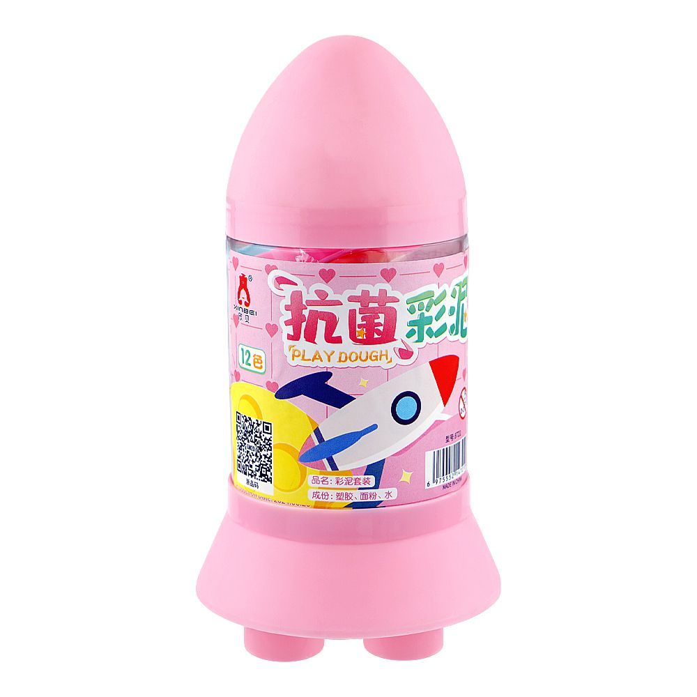 UBS Play Dough Rocket Clay, Pink, 8721