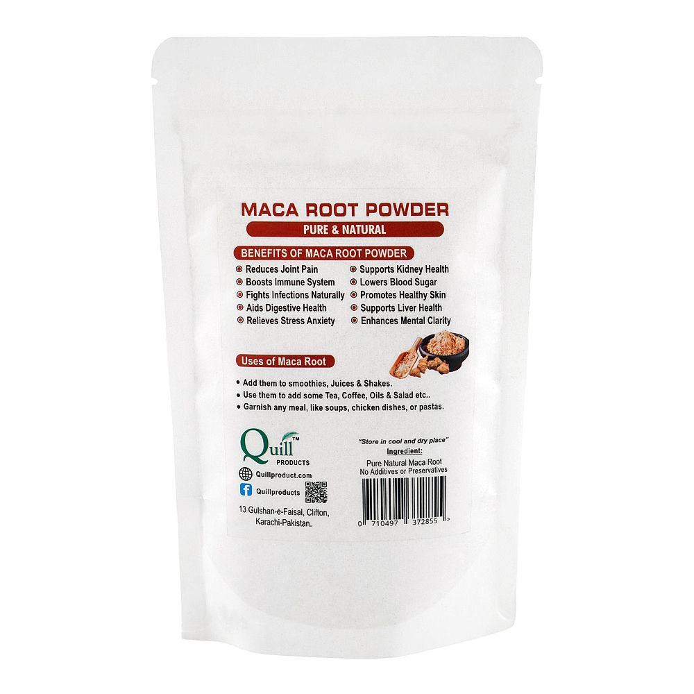 Quill Maca Root Powder, 100g