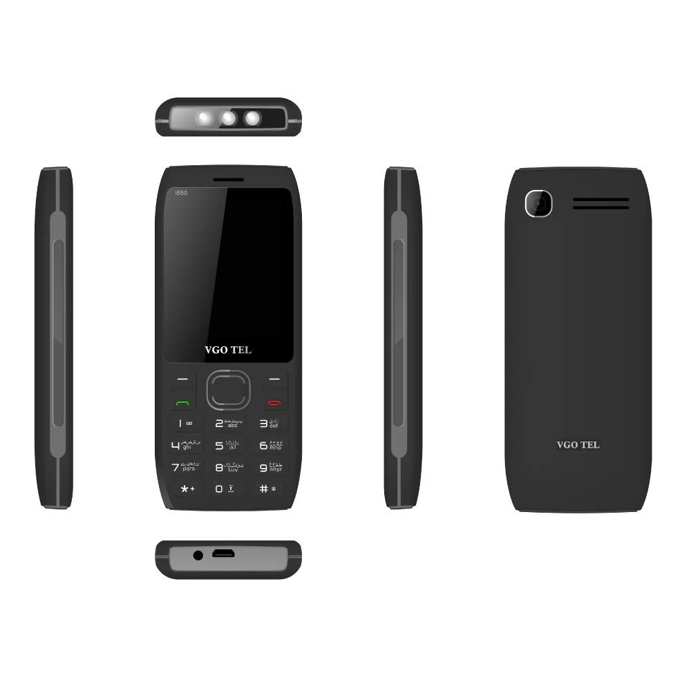 VGO Tel i550 Feature Mobile Phone, Dual SIM, 3000mAh Battery, 2.4 ...