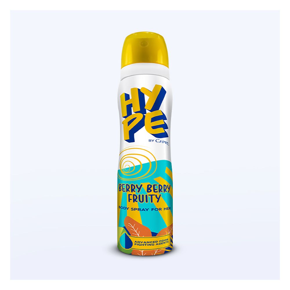 Hype Berry Berry Fruity Body Spray, For Women, 150ml