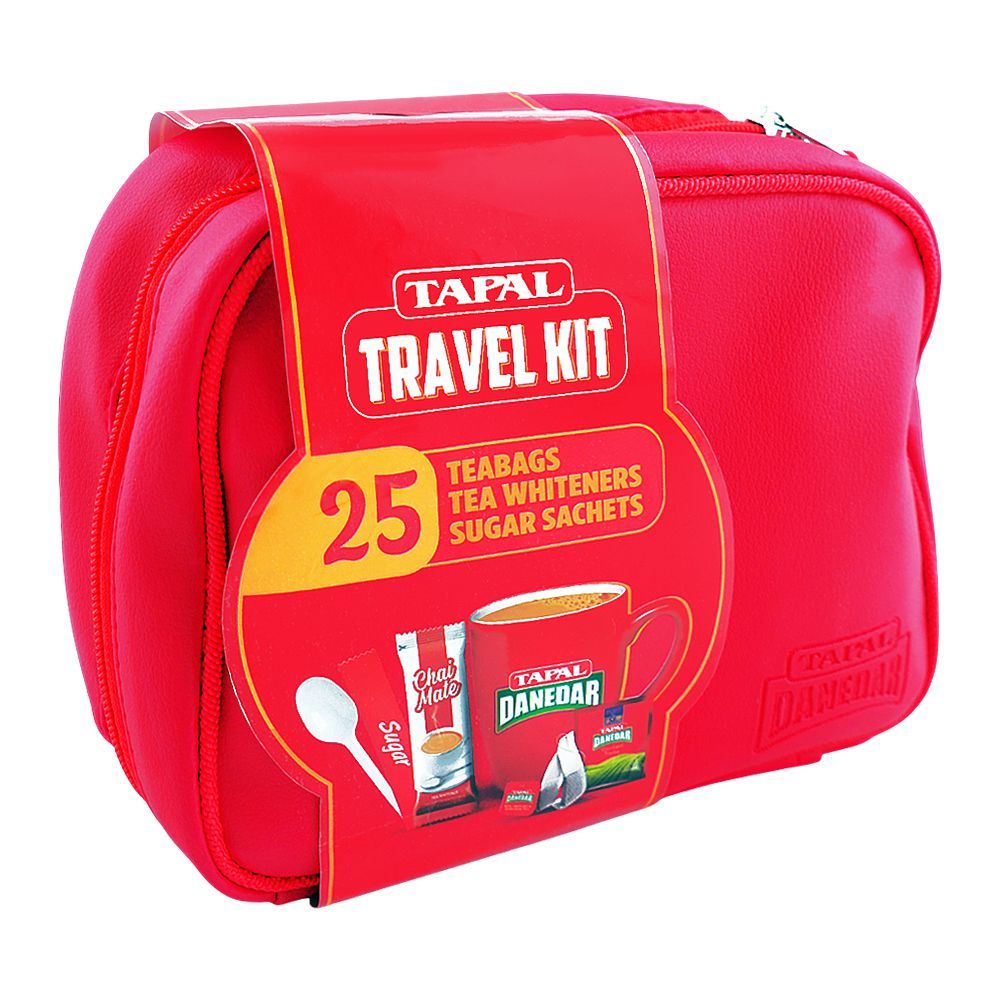 Tapal Danedar Travel Kit (Tea Bags, Tea Whiteners, Sugar Sachets), 25-Pack