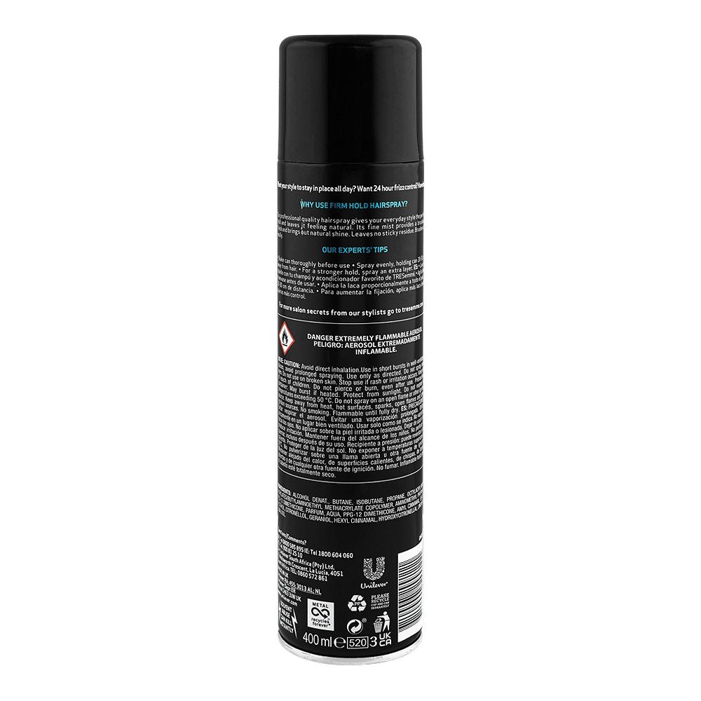 Tresemme 24 Hour Frizz Control Firm Hold Level 3 Hair Spray, 400ml