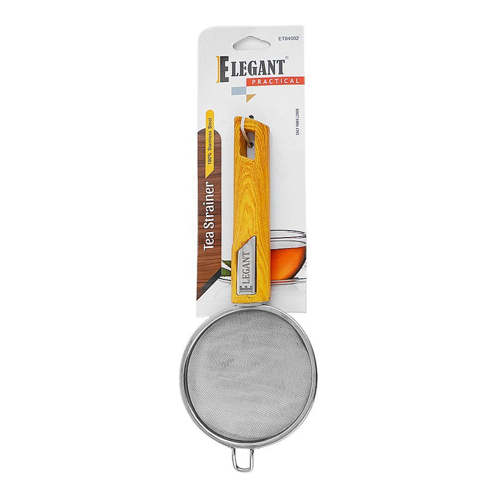 Elegant Stainless Steel Tea Strainer, ET84002