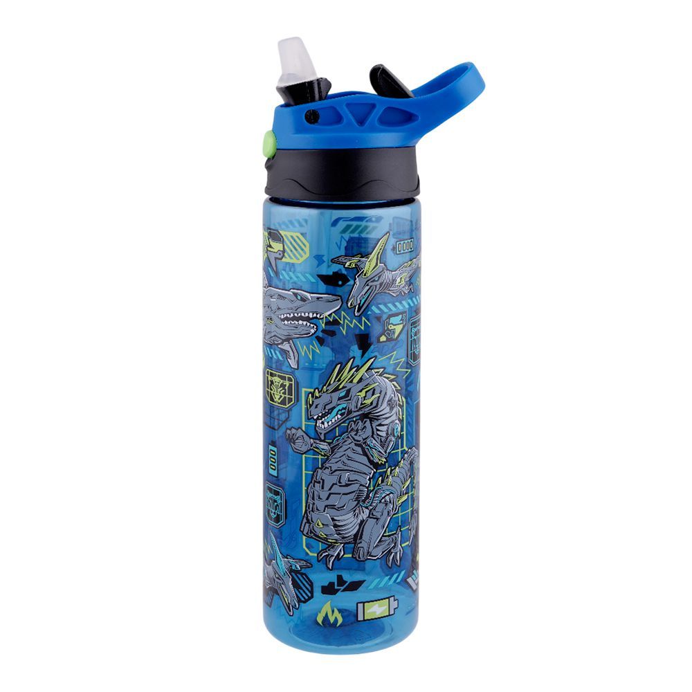 AJF Eyun Kids Fancy Water Bottle With Handle, Blue, SB-06, 700ml