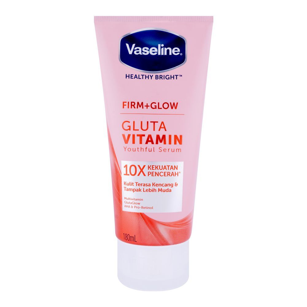 Vaseline Healthy Bright Firm + Glow Gluta Vitamin Youthful Serum, 180ml