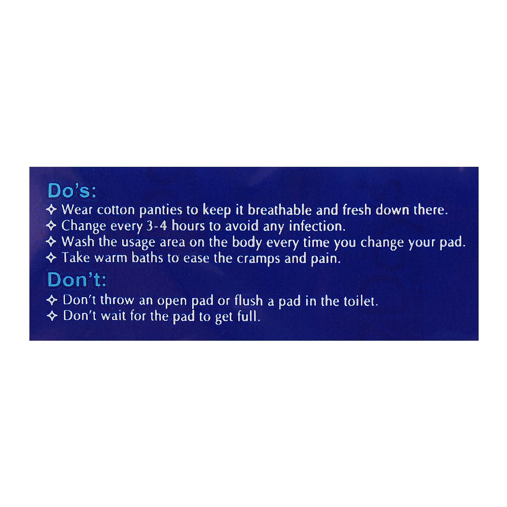 7 Days Maxi Thick Sanitary Pads, XXL, 10-Pack