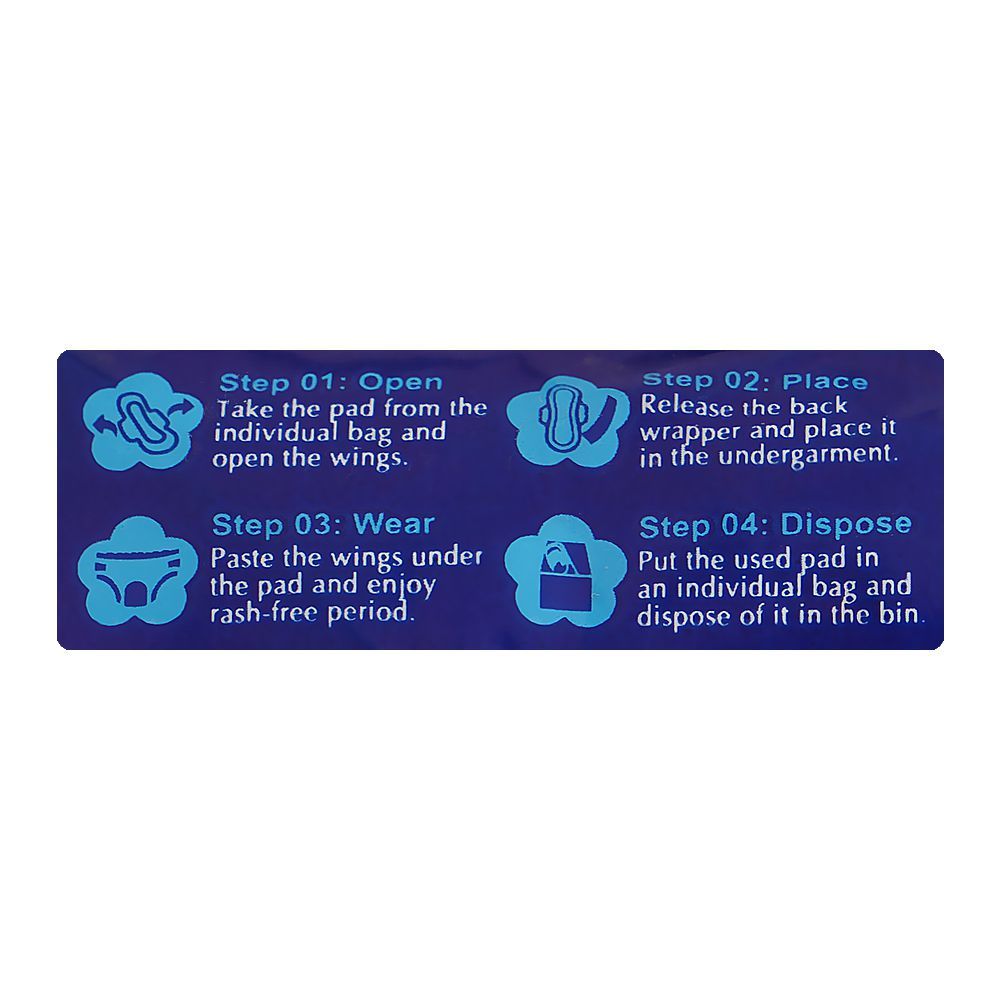7 Days Maxi Thick Sanitary Pads, XXL, 10-Pack