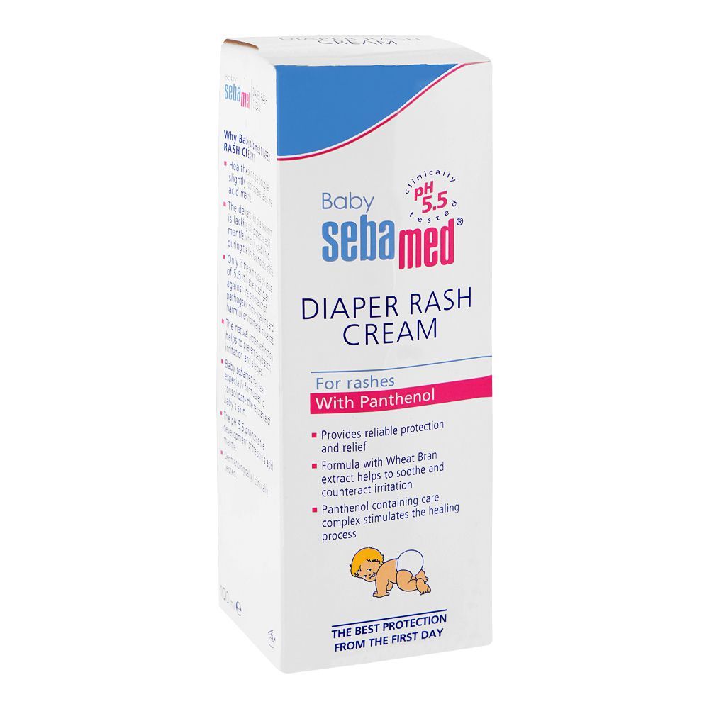 Seba Med PH5.5 Diaper Rash Cream, Panthenol, 100ml
