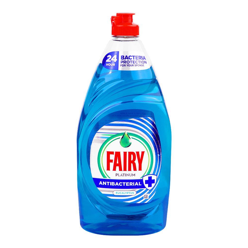 Fairy Antibacterial Platinum Eucalyptus Dishwash Liquid, 820ml