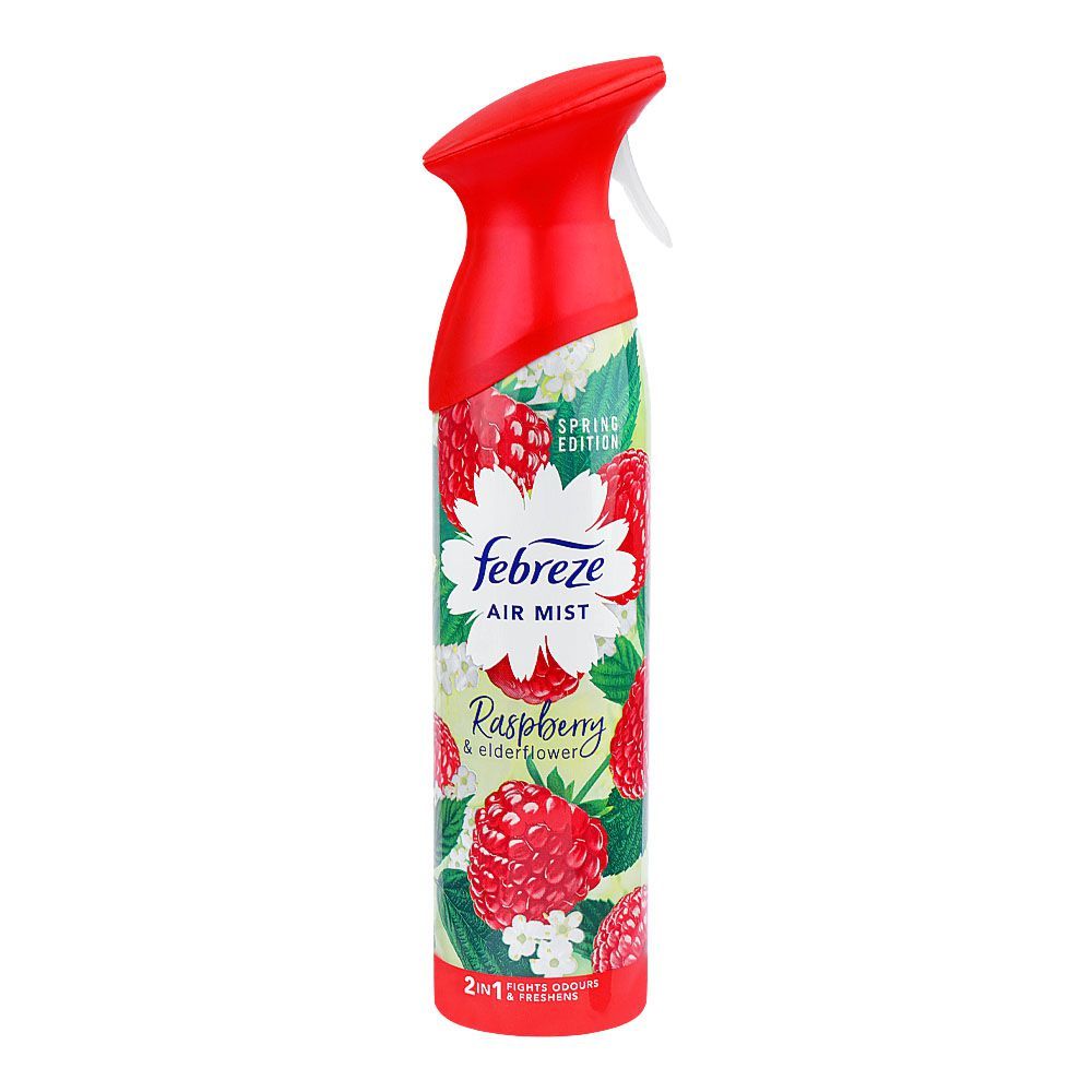 Febreze Raspberry & Elder Flower Air Mist Spray, 185ml
