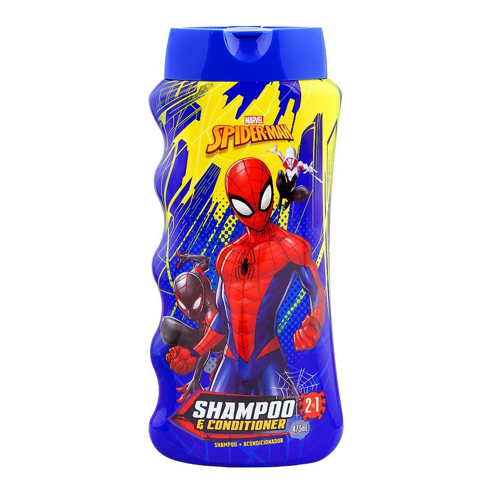 Marvel Spiderman 2-In-1 Shampoo & Conditioner, For Kids, 473ml