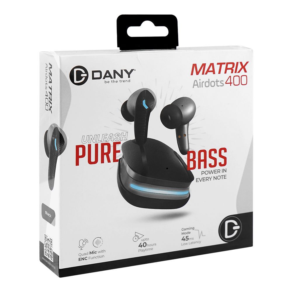 Dany Quad Mic With ENC Earbud, 600mAh Case Battery, IPXS Waterproof ...