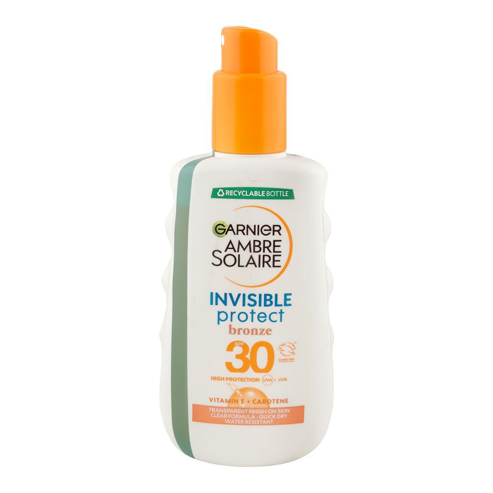 Garnier Ambre Solaire Invisible Protect Bronze High Sun Protection ...