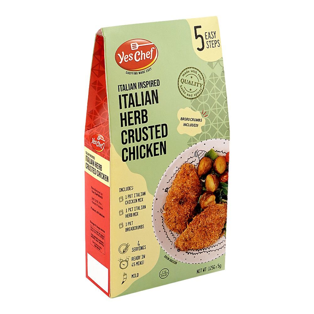 Yes Chef Italian Herb Crusted Chicken 5 Steps, 130g