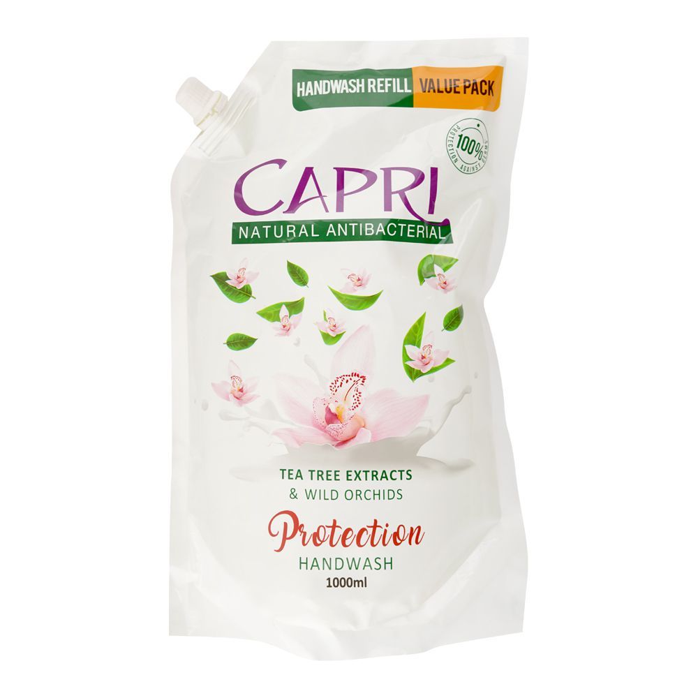 Capri Natural Antibacterial Tea Tree Extracts & Wild Orchids Hand Wash ...