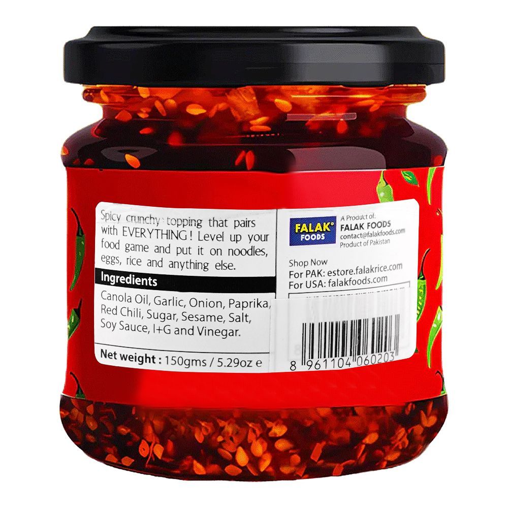 Falak Chili Crunch, 150g