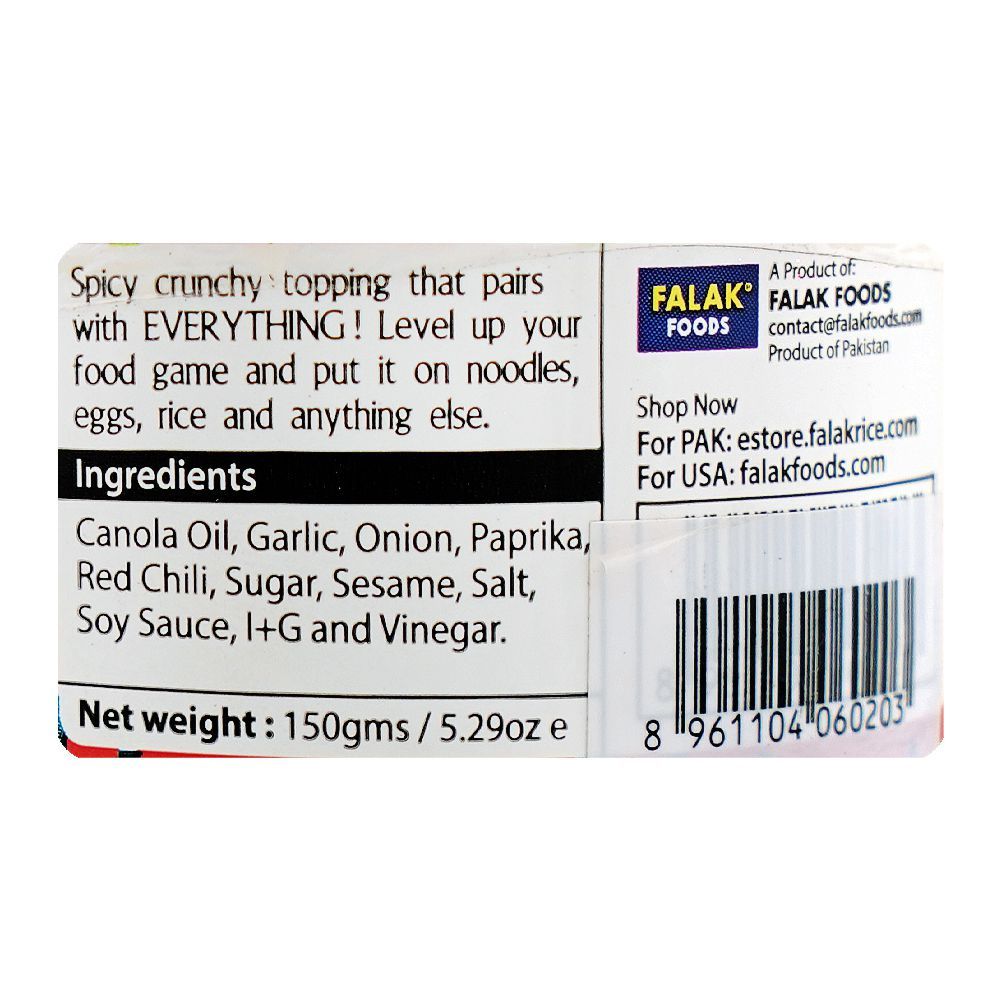 Falak Chili Crunch, 150g