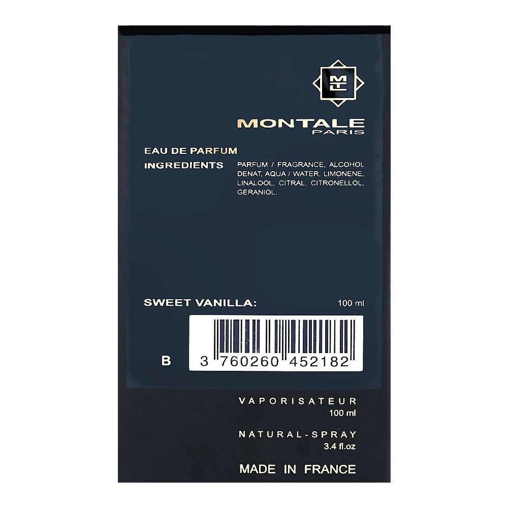 Montale Sweet Vanilla, Eau De Parfum, For Men & Women, 100ml