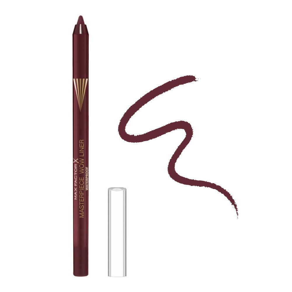 Max Factor Masterpiece Wow Eyeliner, Waterproof, 190 Sweet Fig, 1.2g