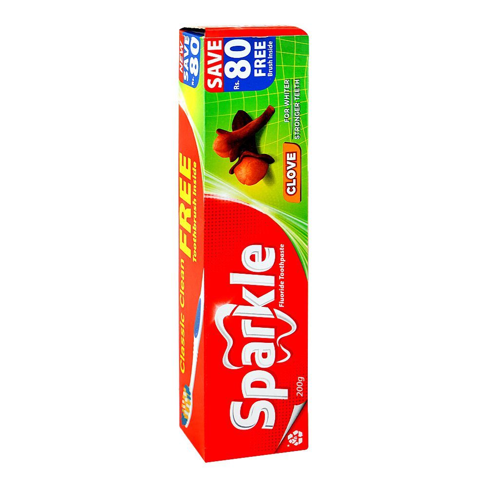 Colgate Sparkle Tooth Paste, 200g, Brush Pack Save Rs.80/-