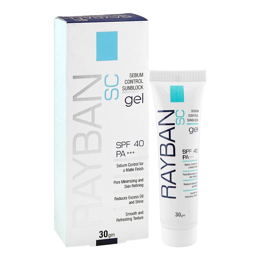 Tulip Health Care Rayban SC Gel, SPF40 PA+++ For Acne Prone Skin, 30g