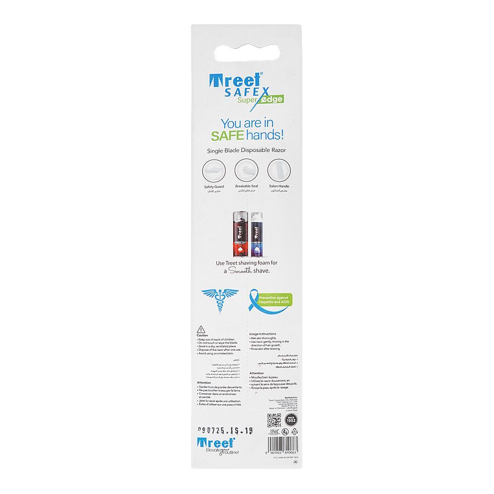 Treet Super Safex Super Edge Salon Razor