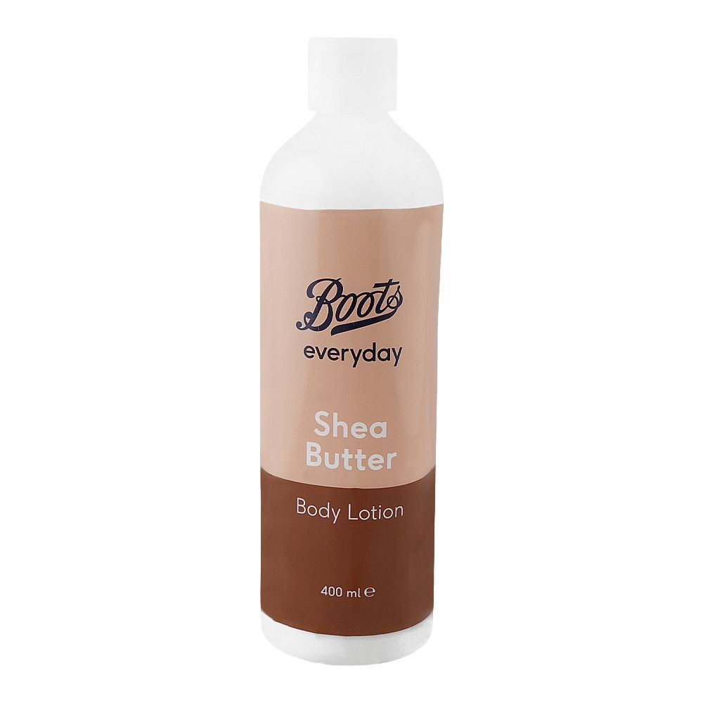 Boots Everyday Shea Butter Body Lotion, Vegan, For Dry Skin, 400ml