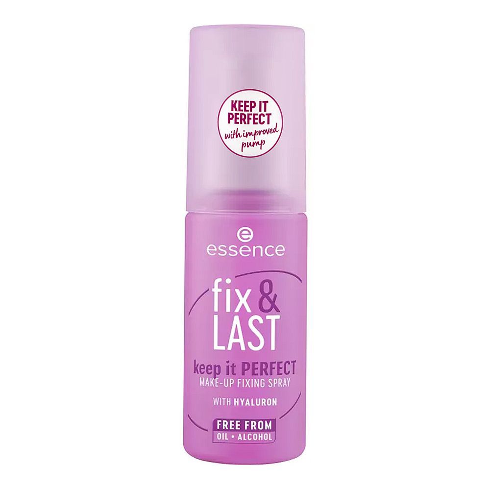 Essence Fix & Last Keep It Perfect Make-up Fixing Spray, Vegan, Oil ...