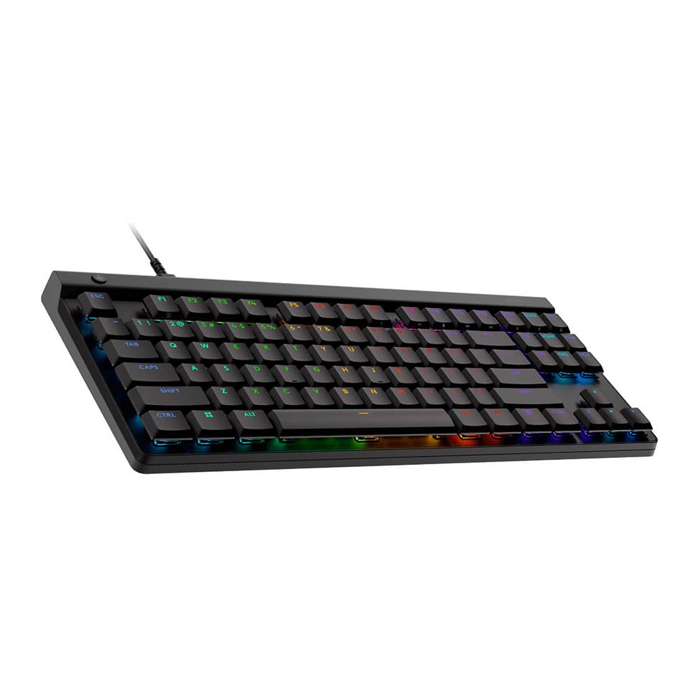 Logitech Light Sync TKL Low-Profile Gaming Wired Tactile Keyboard ...