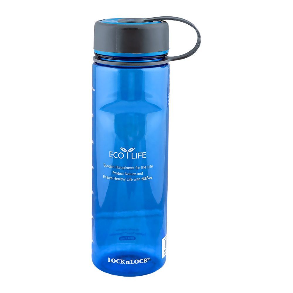 Lock & Lock Bisfree Mountain Water Bottle Tritan, BPA Free, Blue, 800ml ...