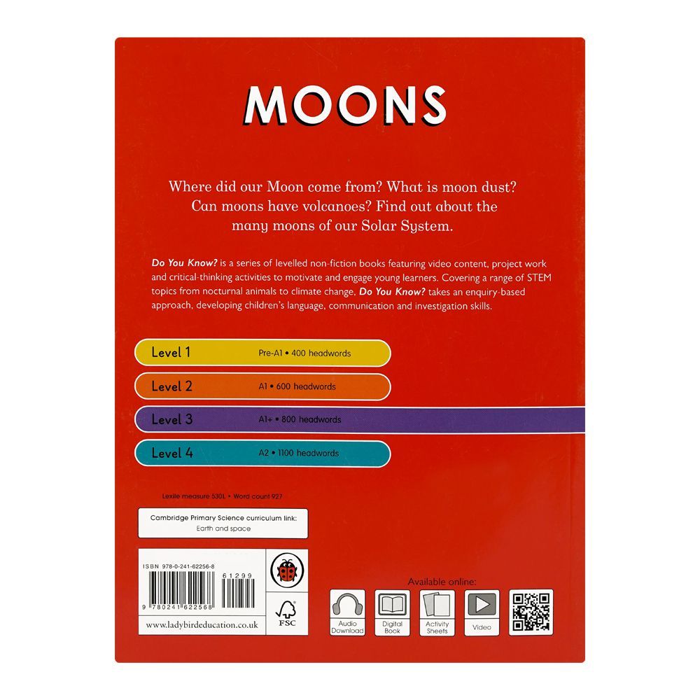 Ladybirds Books Do You Know Level-3 Moons Pb Book