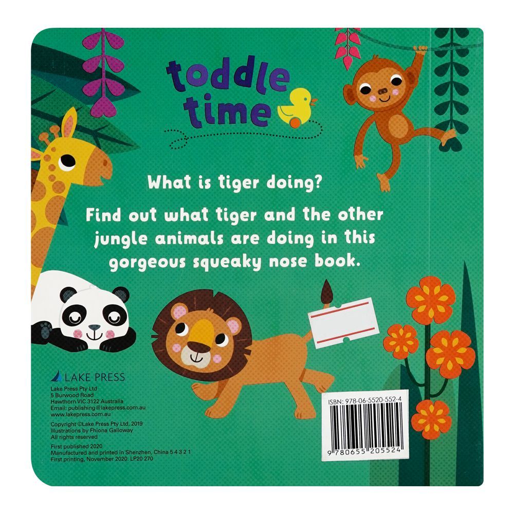 Lake Press Toddle Time Tiger Nose Book