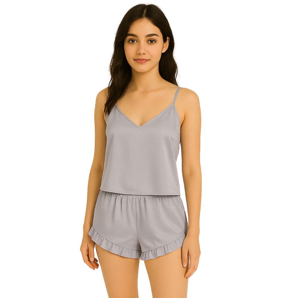 Sajiero Women's Sleeveless Cami Sets, Adjustable Straps, Midnight ...
